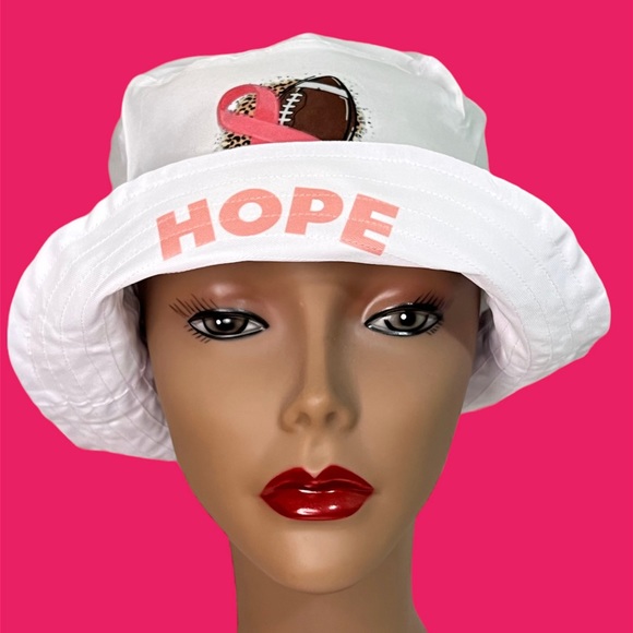 Hand Crafted | Accessories | Breast Cancer Awareness Hope Football ...